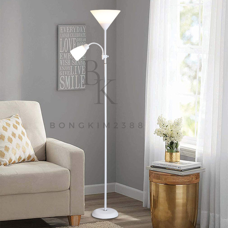 Jual Lampu Meja Stand Lampu Lantai Arsitek Berdiri Double Lamp Standing ...