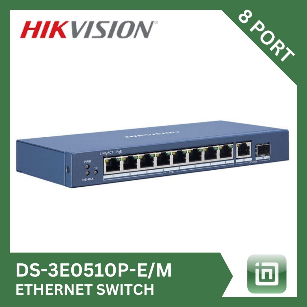 Jual SWITCH POE HIKVISION 8 GIGABIT | Shopee Indonesia