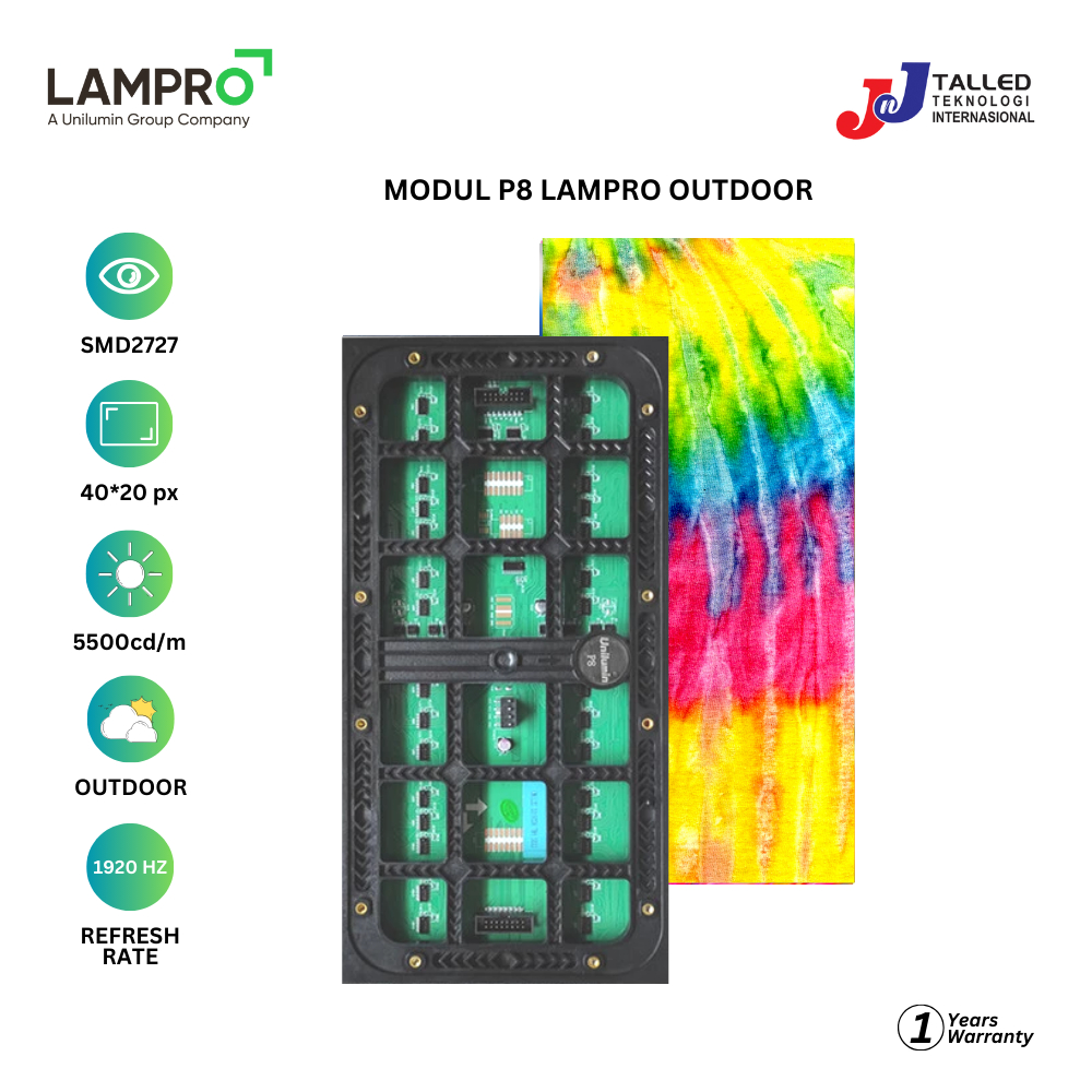 Jual MODUL P8 RGB OUTDOOR VIDEOTRON LAMPRO BY UNILUMIN GROUP | Shopee ...