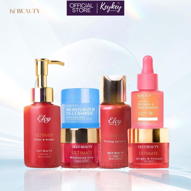 Jual ELCY BEAUTY ULTIMATE BPOM + RETINOL 20ml + MOISTURIZER 5X KFBEAUTY ...