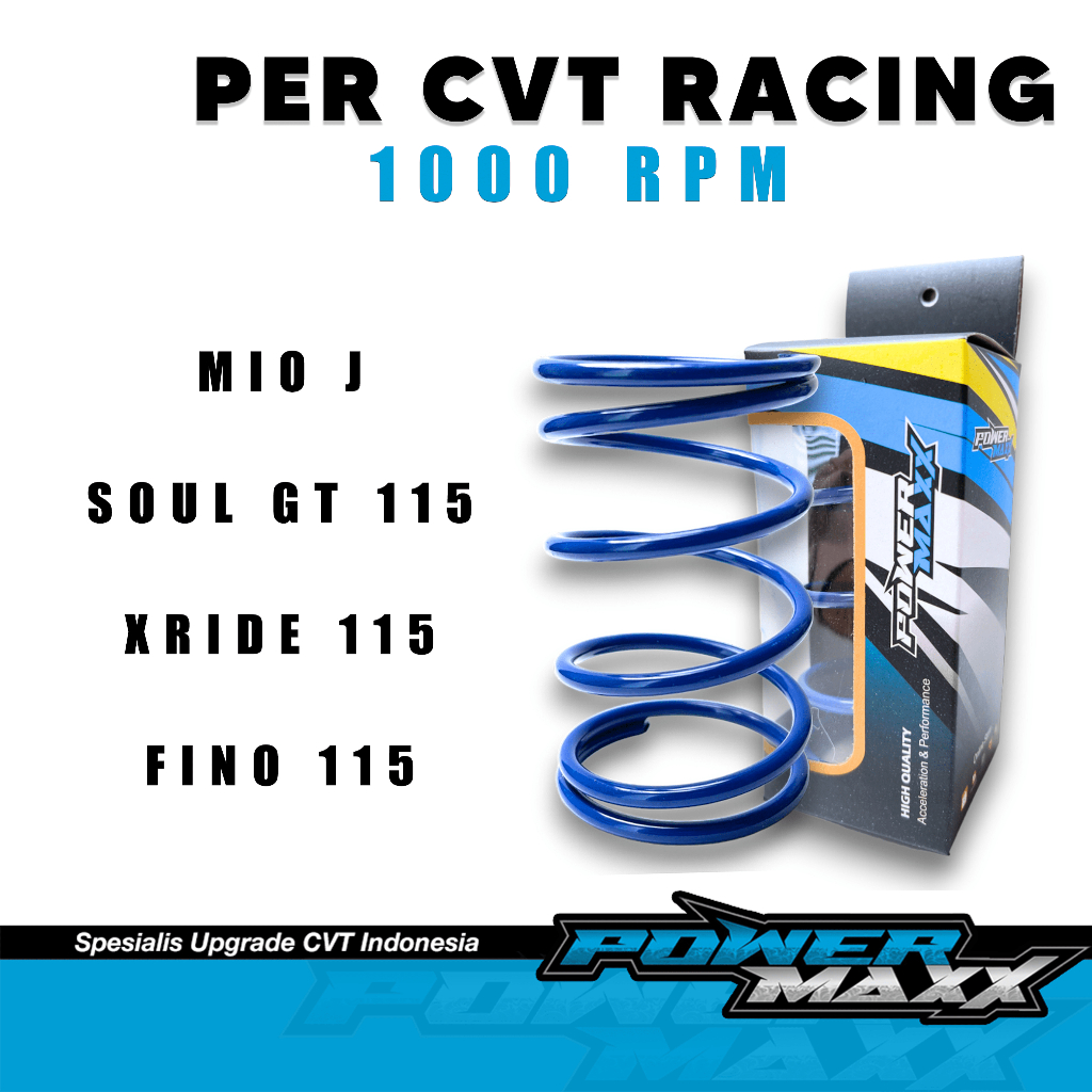 Jual Kirian CVT Per Cvt Racing 1000 rpm MIO J Per CVT POWERMAXXRACING X ...