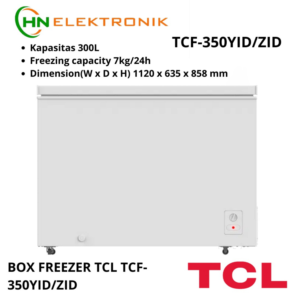 Jual CHEST FREEZER BOX TCL 300 LITER 350YID | Shopee Indonesia