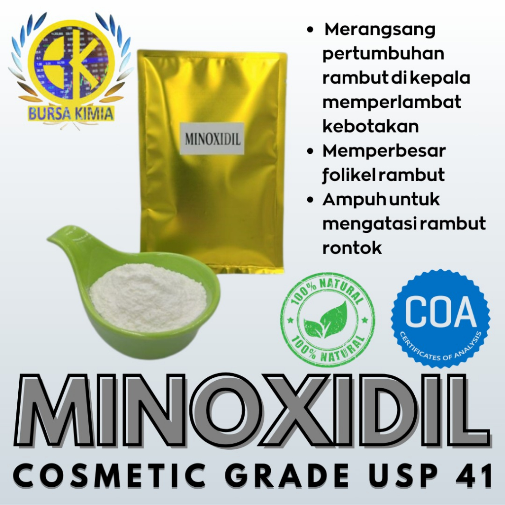 Jual Minoxidil powder 10 Gram Serum Penumbuh Rambut Kelas Kosmetik ...