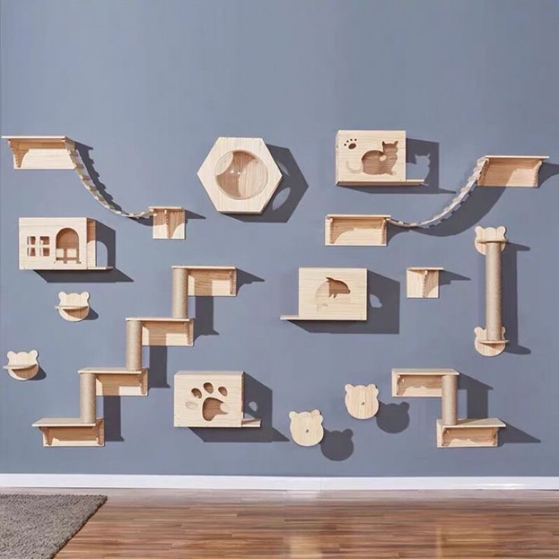 Jual paket wall playground kucing murah/cat playground/cakaran/cat room ...