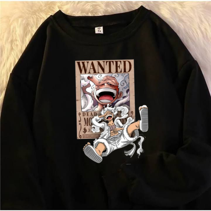 Jual SWEATER CREWNECK GEAR 5 ONEPICE SABLON DTF USIA 3-15 TAHUN ...
