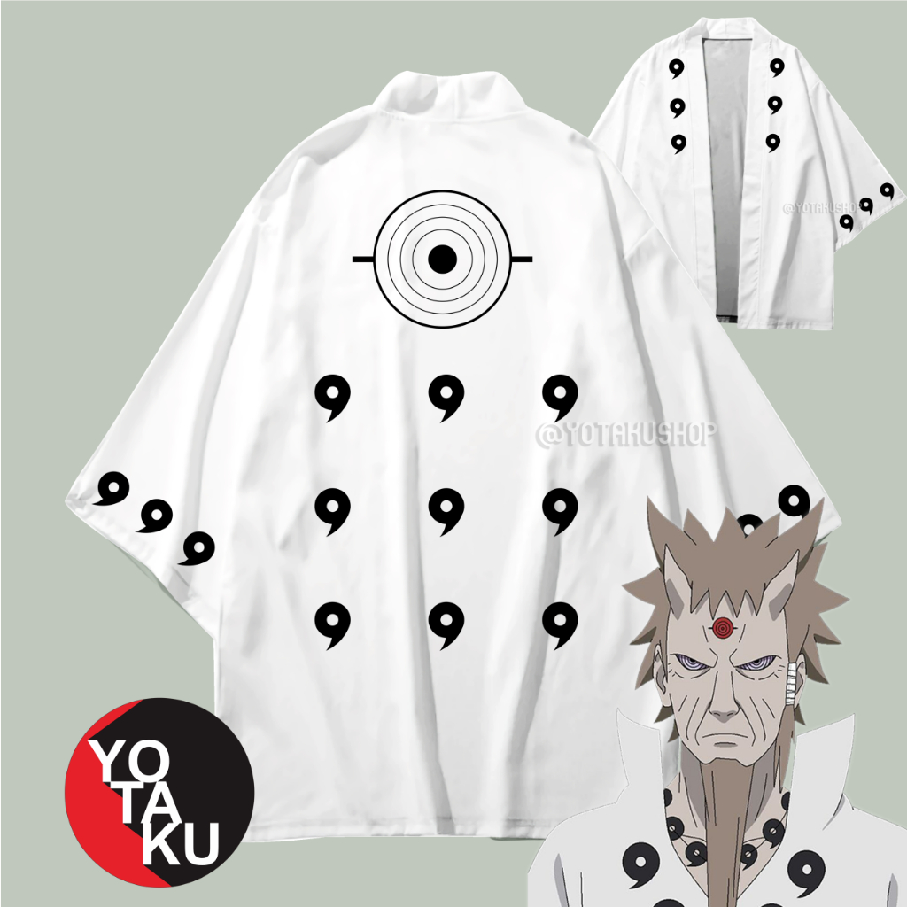 Jual Haori Cardigan Anime Naruto Hagoromo Otsutsuki Kostum Cosplay ...