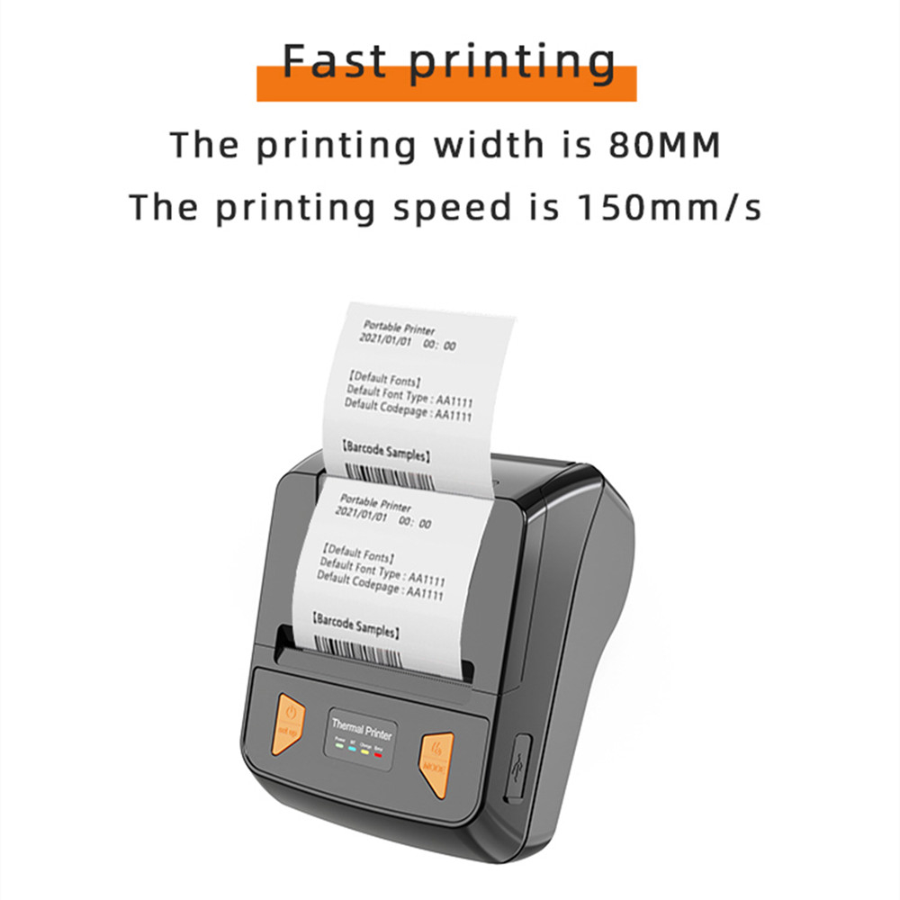 Jual MINI Printer Thermal 80mm Bluetooth USB Printer Resi Alamat Struk ...