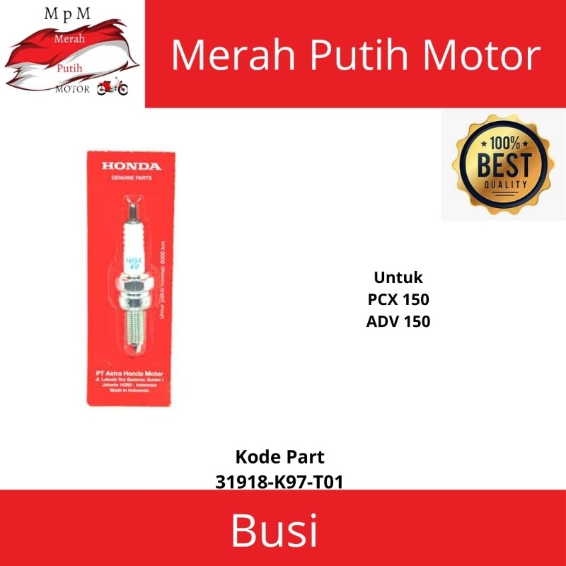 Jual BUSI SPARK PLUG HONDA PCX 150 ADV 150 100% ORIGINAL AHM | Shopee ...