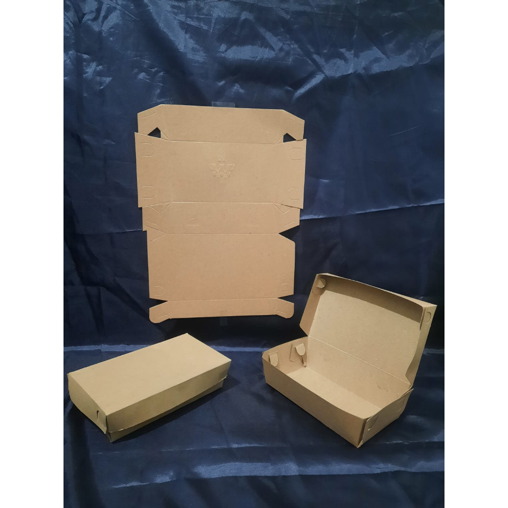 Jual LUNCH BOX RAKIT LAMINASI KRAFT SIZE M DAN L isi 50pcs | Shopee ...
