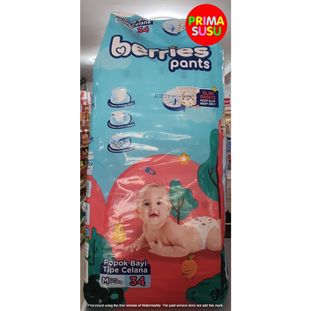 Jual BERRIES PANTS M34, L30, XL26 | Shopee Indonesia