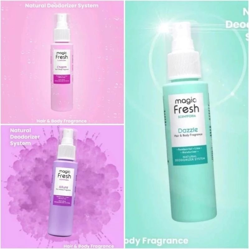 Jual Inaura Magic Fresh Hair dan Body Fragrance Spray/Parfum Rambut ...