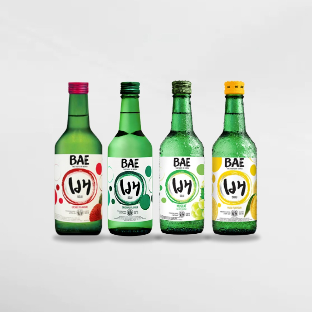 Jual Soju Korea BAE Soju All Variant ( Ori, Lychee, Yuzu, Muscat) 360ml ...