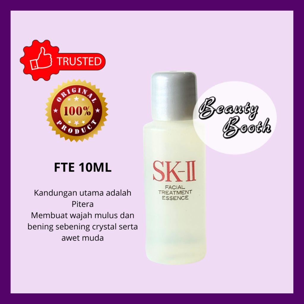 Jual SK-II SKII SK2 SK II FTE 10ML Facial Treatment Essence 10 ml Pitera Kulit Glowing Mulus ...