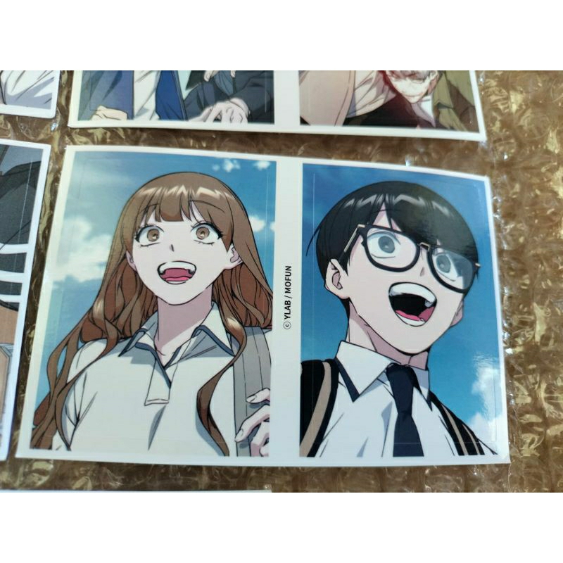 Jual Sticker study group webtoon manhwa ylab / mofun official merch ...