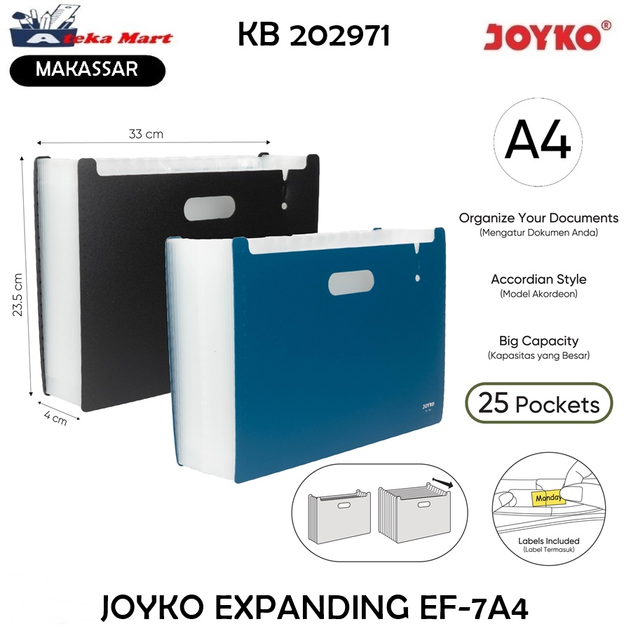 Jual JOYKO EXPANDING EF-7A4 MAP PIANIKA MAP DOKUMEN | Shopee Indonesia