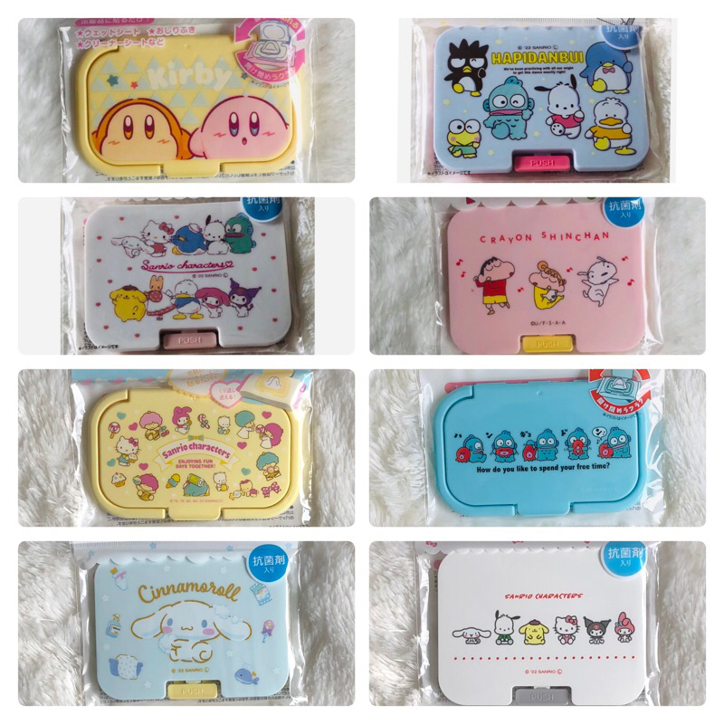 Jual tutup tisu basah wet wipes lid Sanrio Characters and happi danbui ...