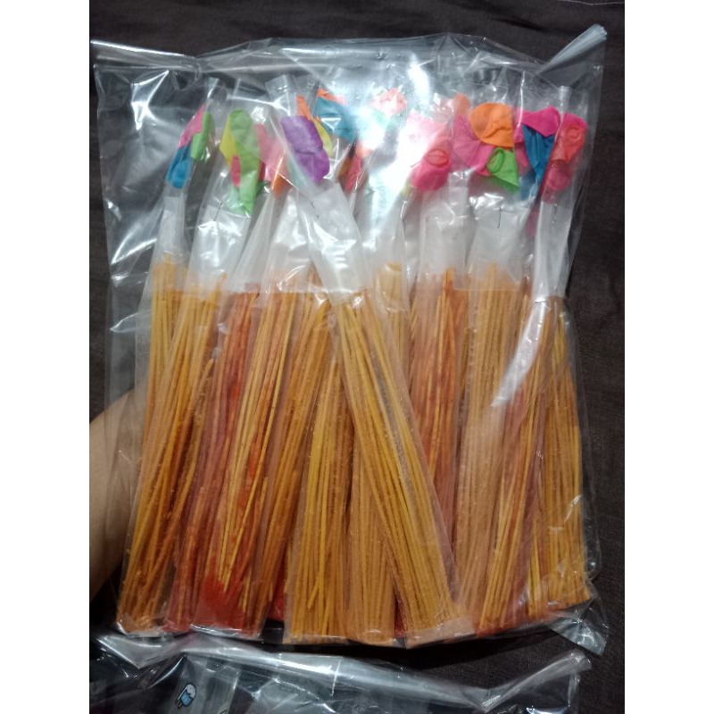 Jual IDE jualan mie lidi free sticker isi 25pcs / jajanan mie lidi anak ...