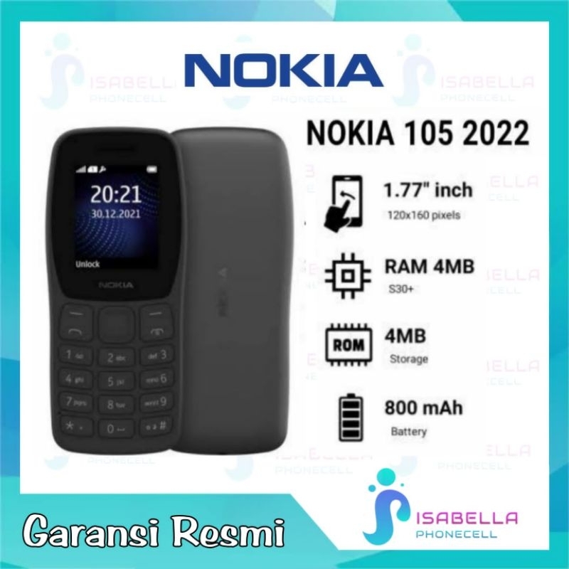 Jual Nokia 105 2022 Garansi TAM | Shopee Indonesia