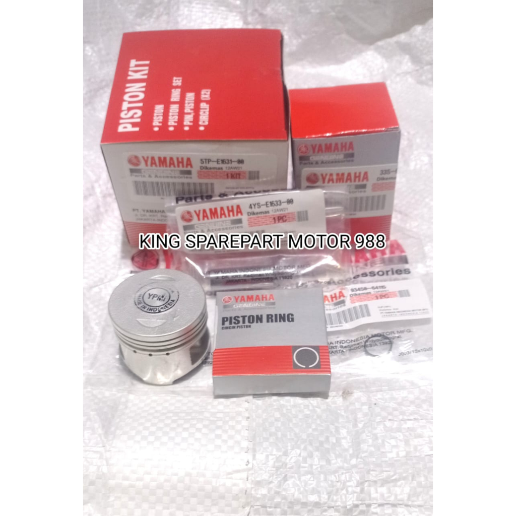 Jual PISTON KIT RING SEHER SET JUPITER Z 5TP STANDAR OS 25/50/75/100 ...