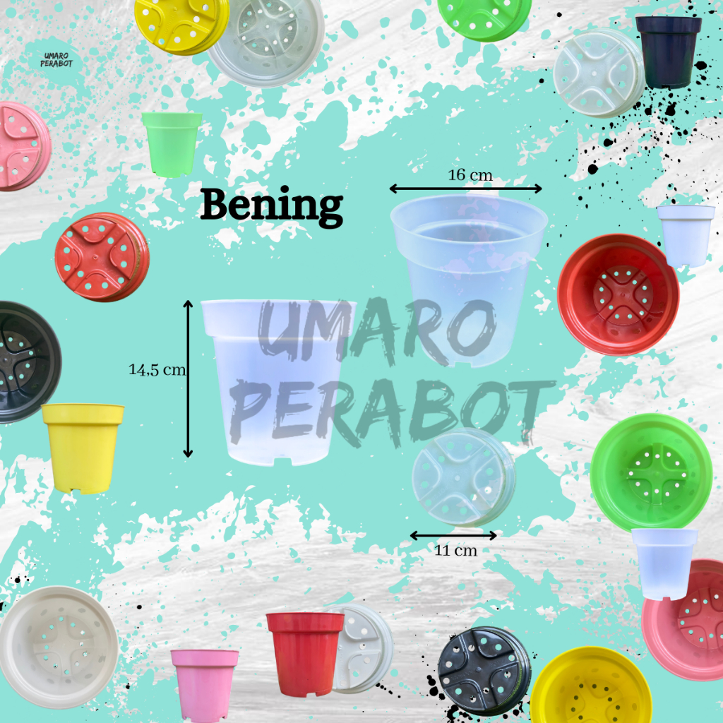 Jual Pot Polos Ukuran 17 / Pot Tinggi / Pot Srondol / Pot Tanaman / Pot ...