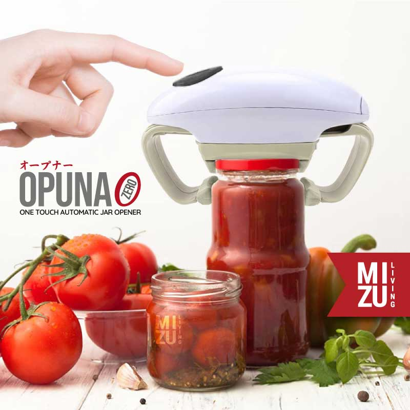 Jual MIZU OPUNA-ZERO One Touch Automatic Jar Opener Pembuka Tutup Botol Otomatis Pembuka Toples ...