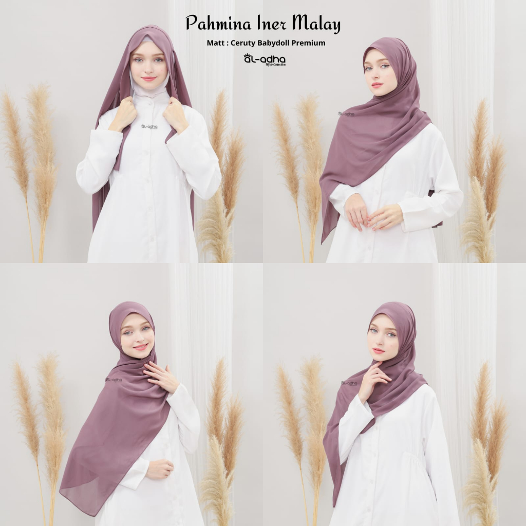 Jual pashmina iner tali /pasmina iner malay kerudung jilbab hijab pasmina pashmina iner ciput ...