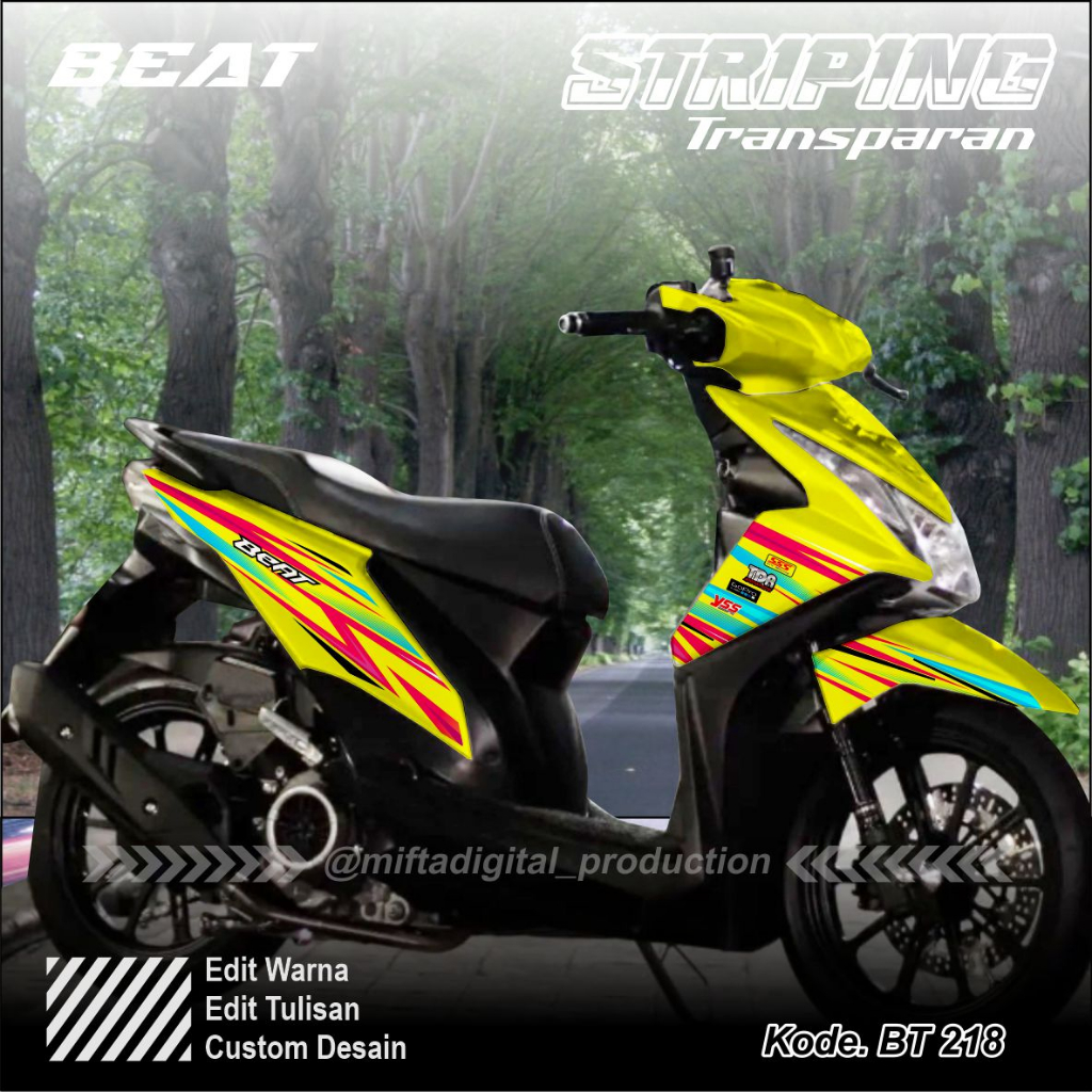 Jual Striping Beat Street Full Body - Beat FI - Beat Esp - Beat Street ...