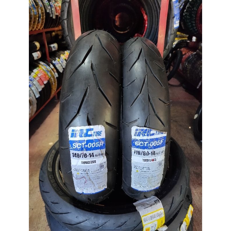 Jual Ban Original Aerox Irc SCT005 110/80-14 140/70-14 Ban Yamaha aerox ...