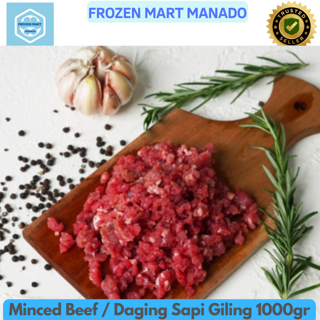 Jual Minced Beef Daging Sapi Giling 1000gr - Frozen Mart Manado (Frozen ...