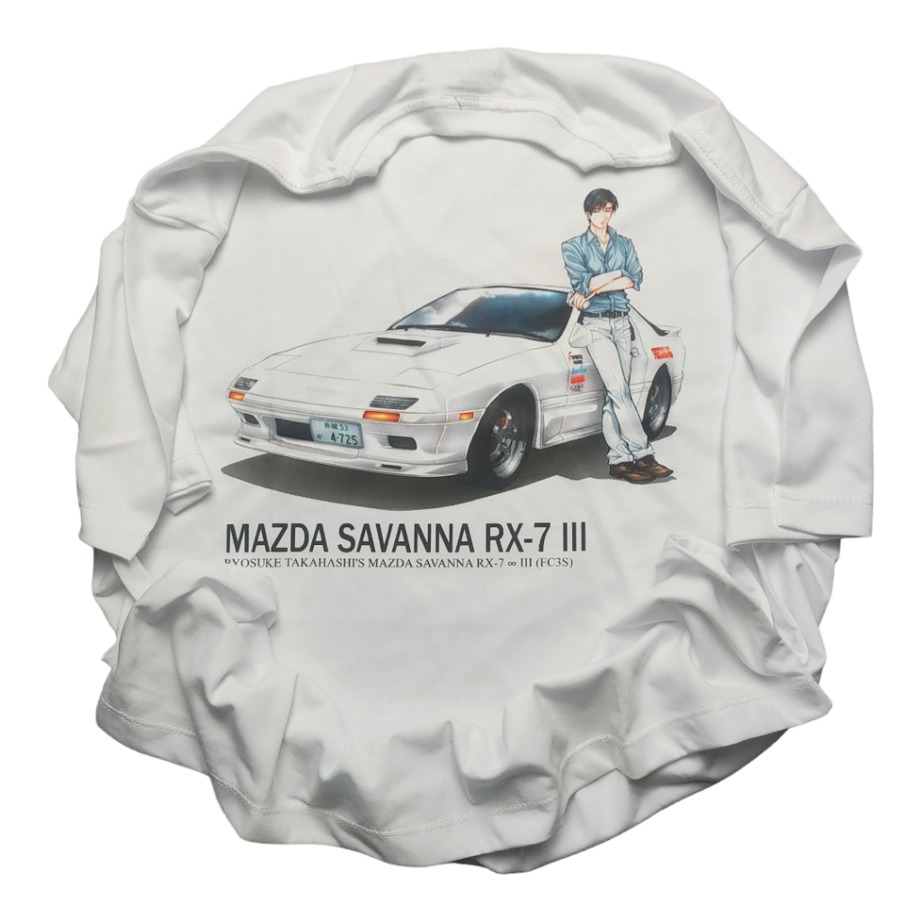 Jual Kaos Initial D Mazda Savanna Kaos Anime Vintage Style Oversize ...