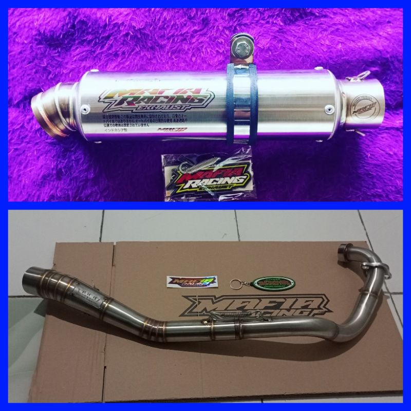 Jual knalpot original MAFIA racing exhaust PNP MX king model standar ...