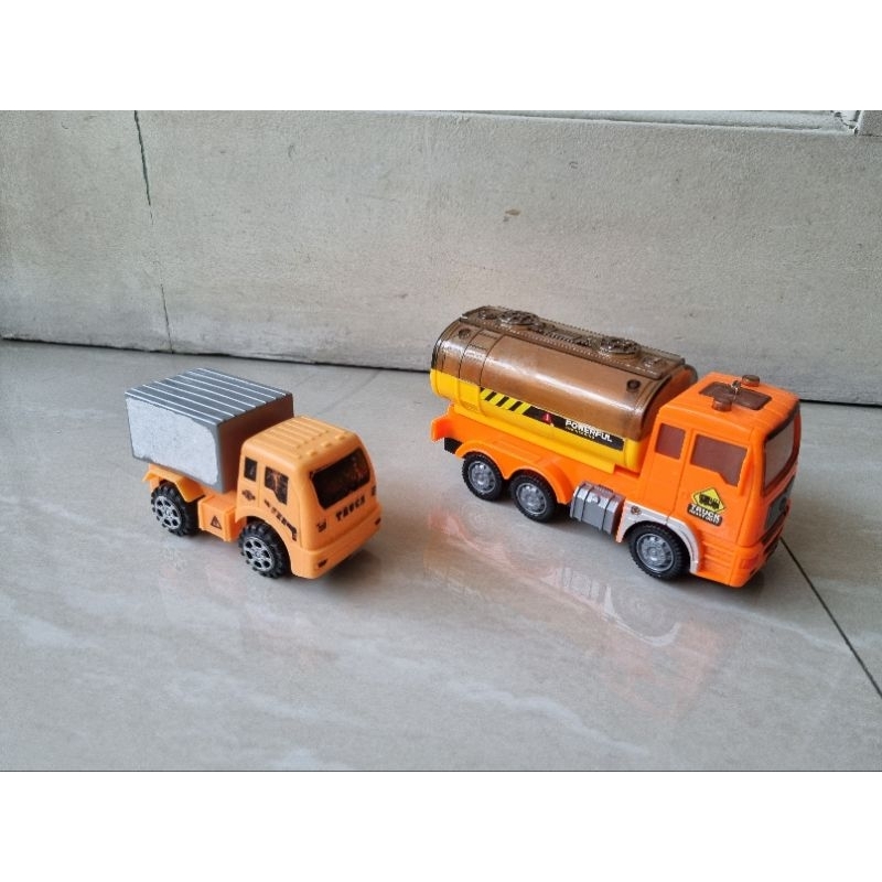 Jual mainan anak mobil mobilan mobil box mobil tanki air tanker truk ...