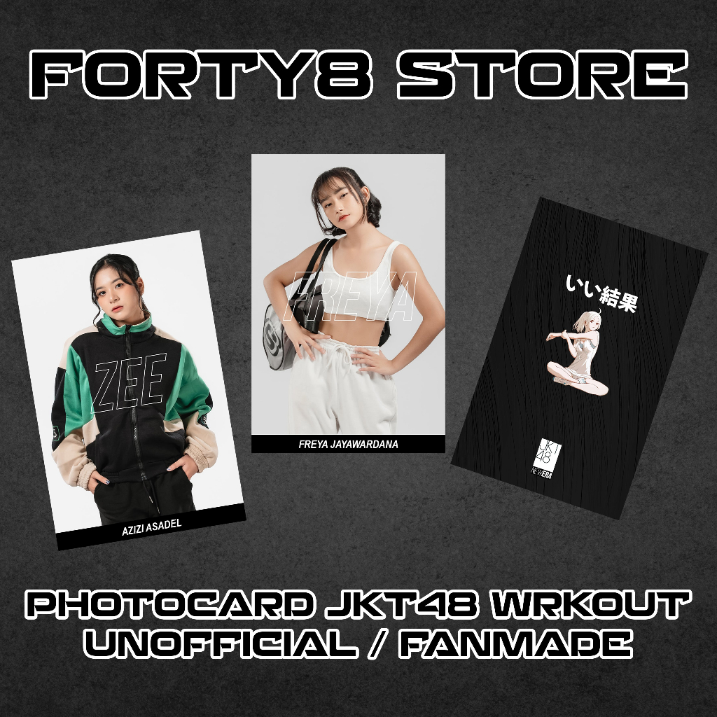 Jual (29 PC) Photocard JKT48 All Member WRKOUT Unofficial / Fanmade ...