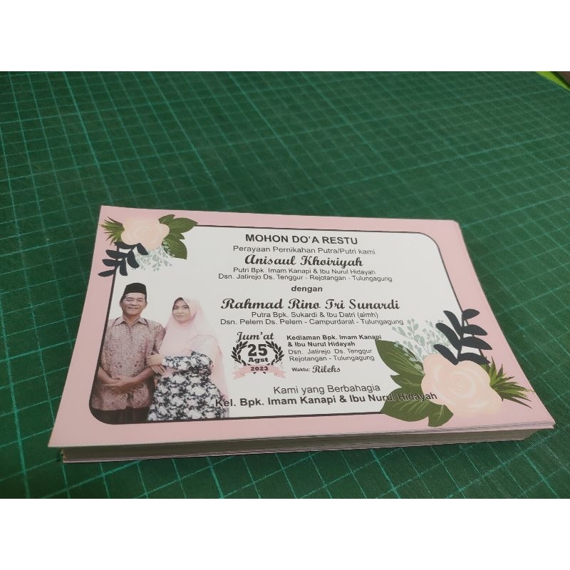 Jual undangan mohon doa restu | Shopee Indonesia