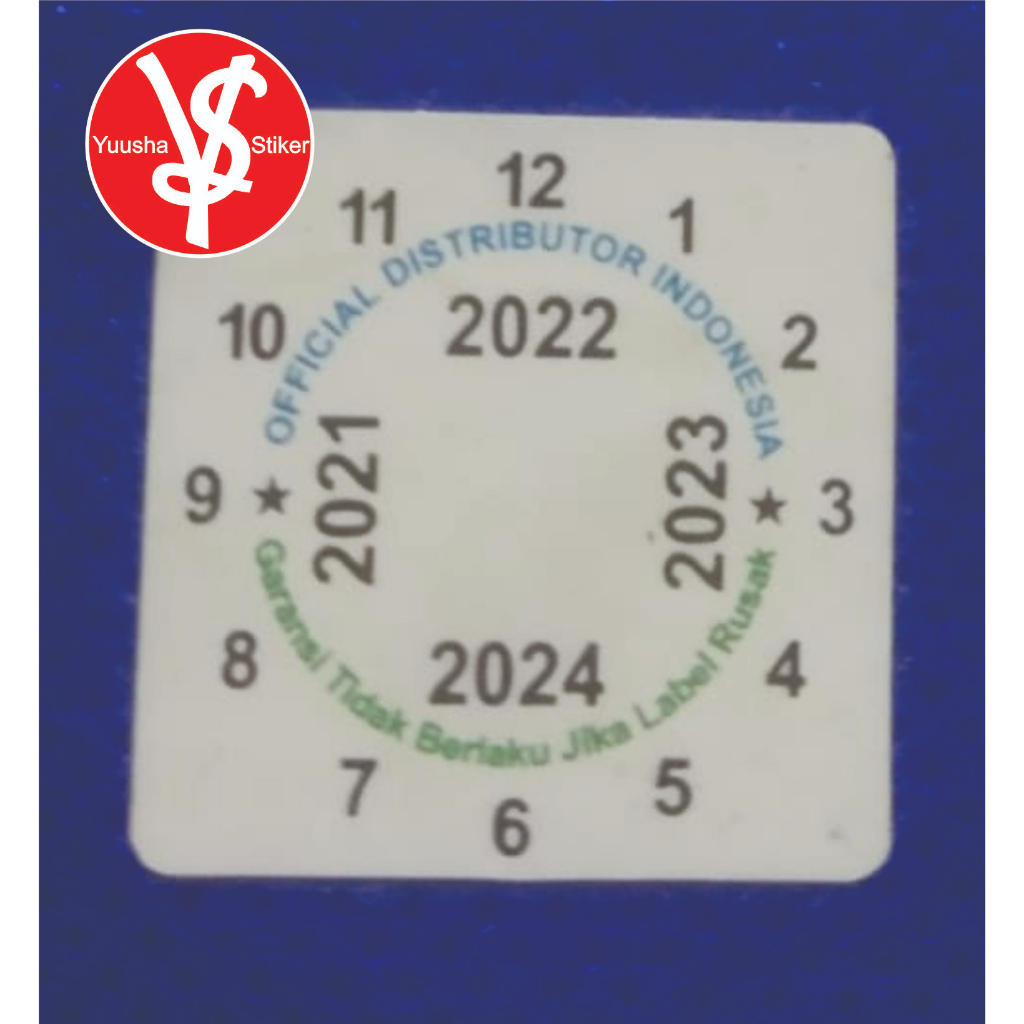 Jual Stiker segel garansi pecah telur, stiker security import BERGARANS ...