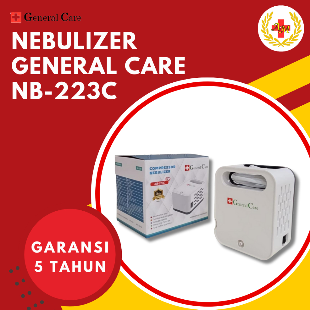 Jual Nebulizer General Care 223C Alat Nebul Alat Uap Bantu Pernapasan ...