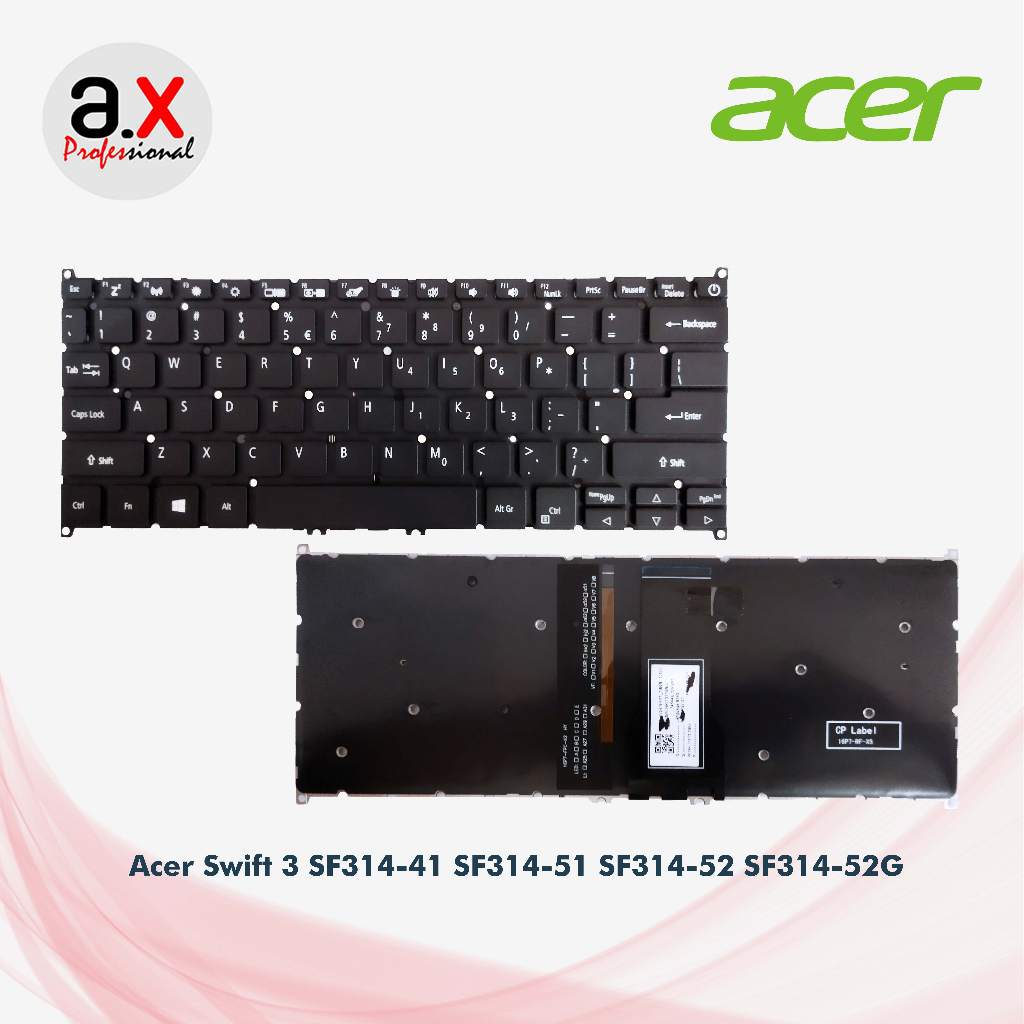 Jual Keyboard Acer Swift 3 SF314-41 SF314-51 SF314-52 SF314-52G Backlight | Shopee Indonesia