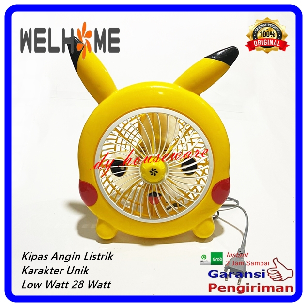 Jual Kipas Angin Karakter Kipas Listrik Meja 10 Inchi Motif Lucu Low ...