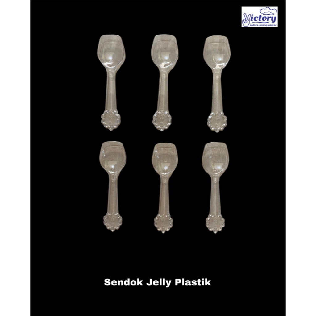 Jual Sendok Jelly Bening Transparan Victory ( 100 pcs ) | Shopee Indonesia