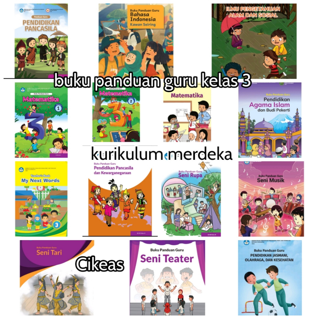 Jual Harga satuan buku panduan guru kurikulum merdeka untuk SD/mi kelas 3 edisi terbaru | Shopee ...