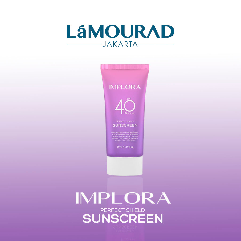 Jual Implora Perfect Shield Sunscreen SPF 40 PA++++ 50ml | Sunscreen ...
