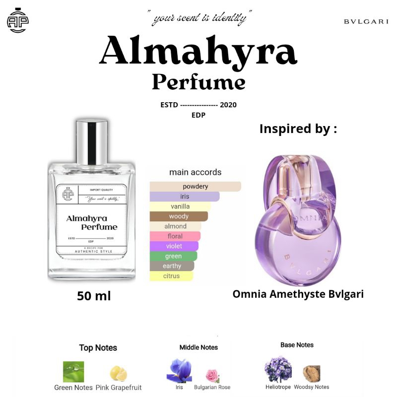 Jual Bulgari Ametis - Parfum Pramugari Wangi Awet Tahan Lama | Shopee ...
