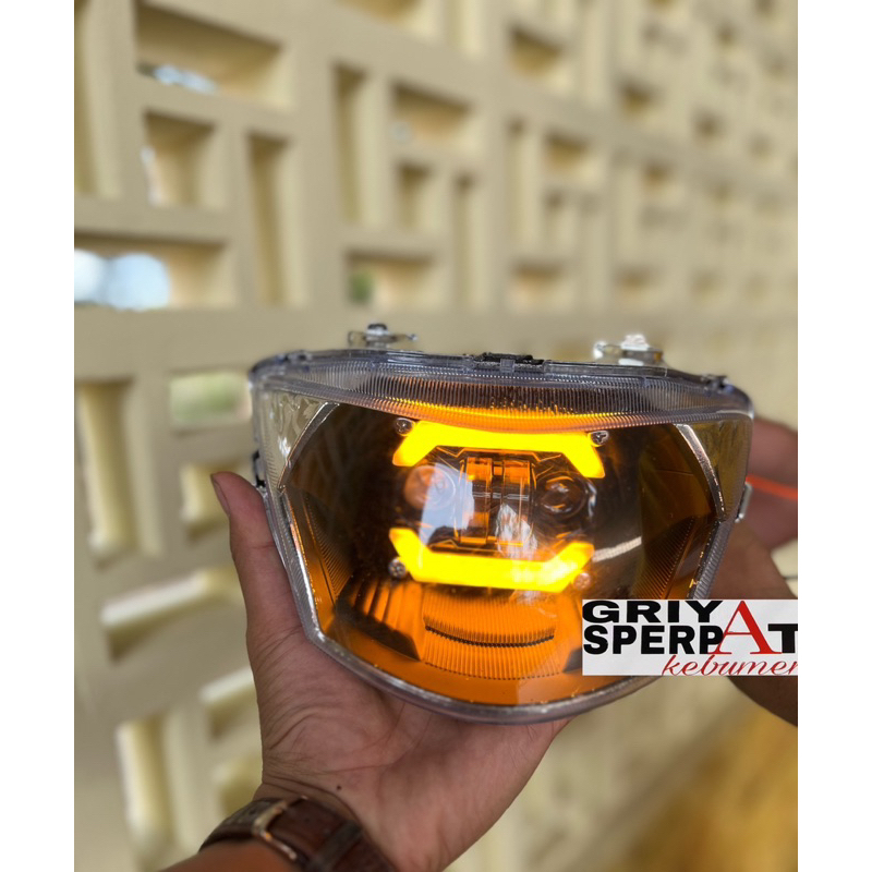 Jual LAMPU DEPAN MIO J LED | Shopee Indonesia