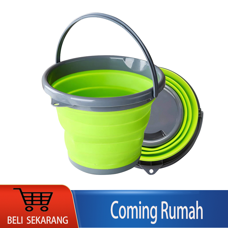 Jual Ember Lipat Water Bucket Foldable Collapsible 5 Liter dan 10 Liter ...