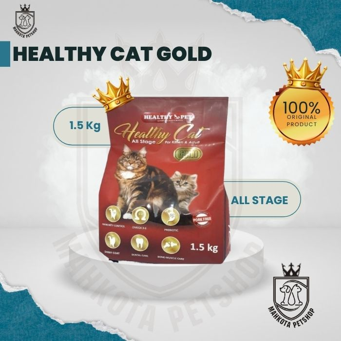 Jual Healthy Cat Gold Cat Dry Food / Makanan Kucing Kering 1.5Kg ...