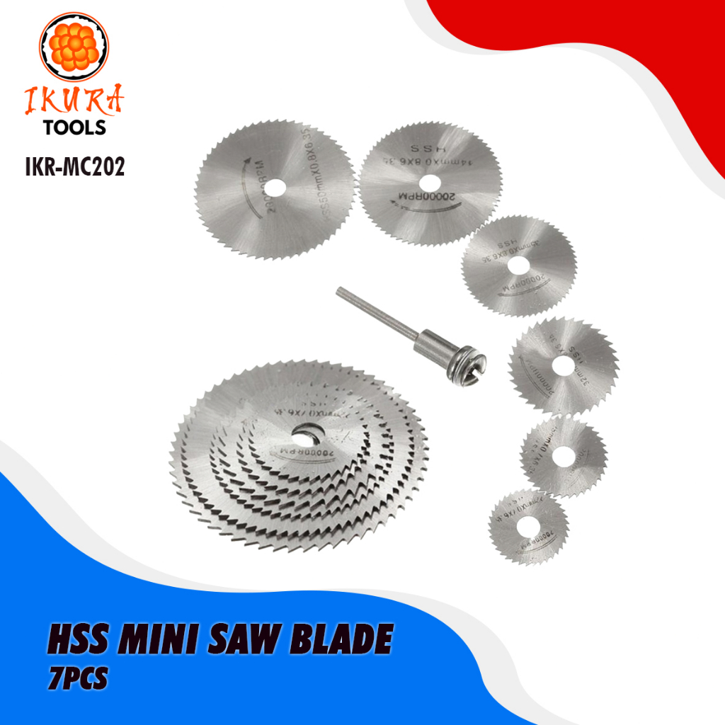 Jual Mata bor gergaji mini grinder potong HSS mata gergaji set 7pcs ...