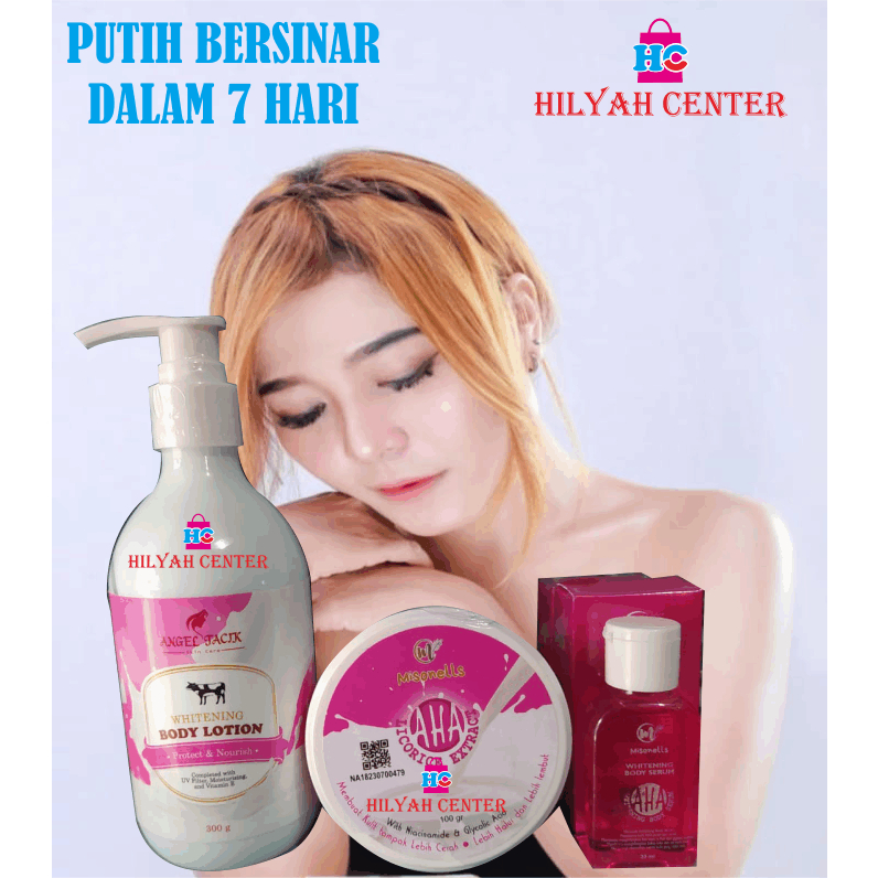Jual Paket ampuh perawatan badan ampuh memutihkan badan angel tacik ...