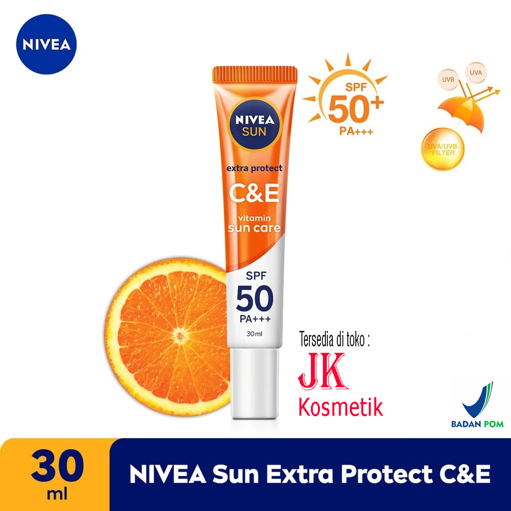 Jual NIVEA Sun Care Extra Protect C&E SPF50 - Sunblock Wajah - Sunserum ...
