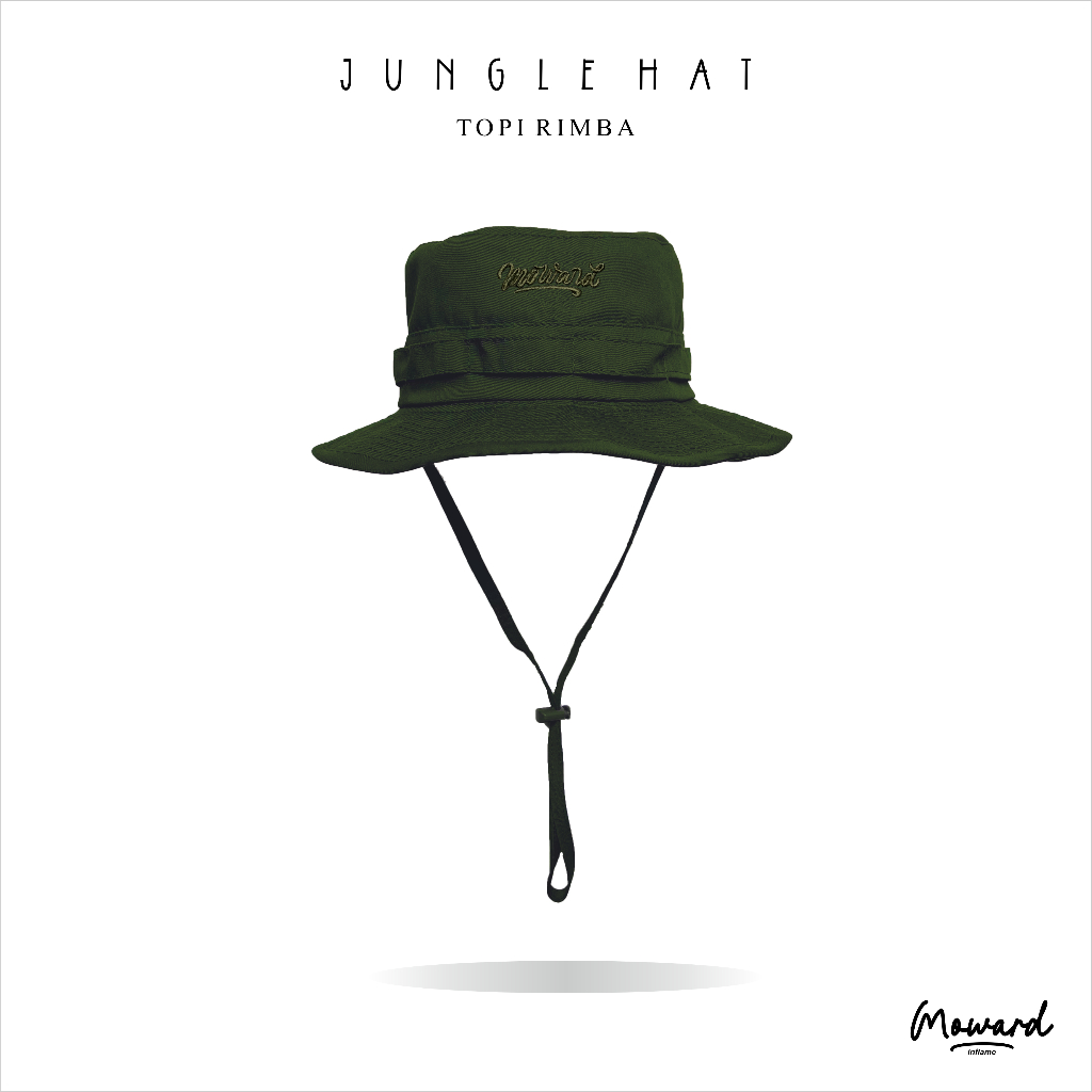 Jual Moward - Jungle Hat | Topi Rimba | RMB09 Hijau Army | Shopee Indonesia