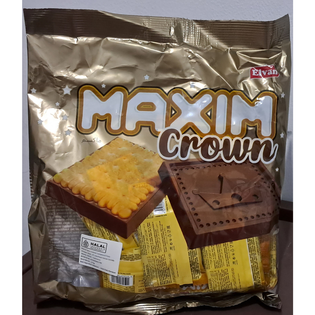 Jual BISKUIT COKELAT TURKI MERK ELVAN MAXIM CROWN | Shopee Indonesia